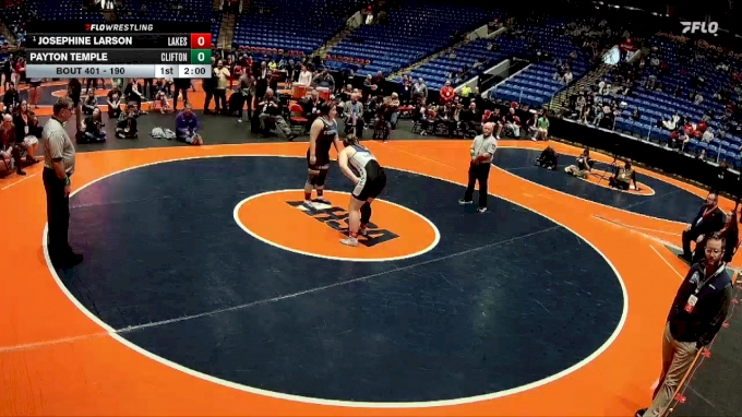 190 lbs 1st Place Match - Josephine Larson, Lake Villa (Lakes) vs ...