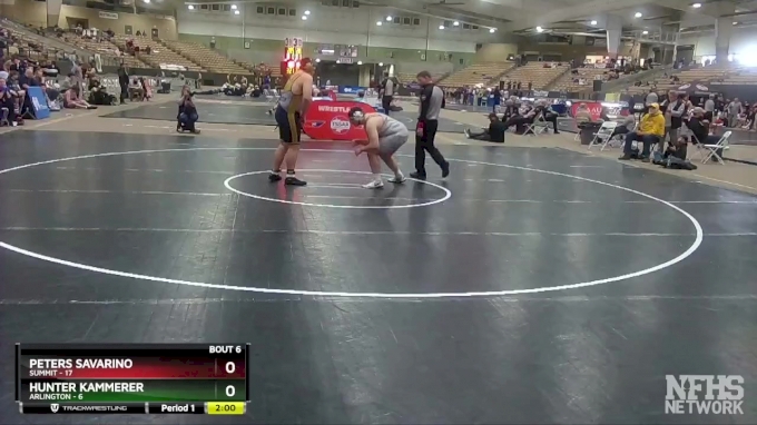 285 lbs Semis & 1st Wb (8 Team) - Peters Savarino, Summit vs Hunter ...