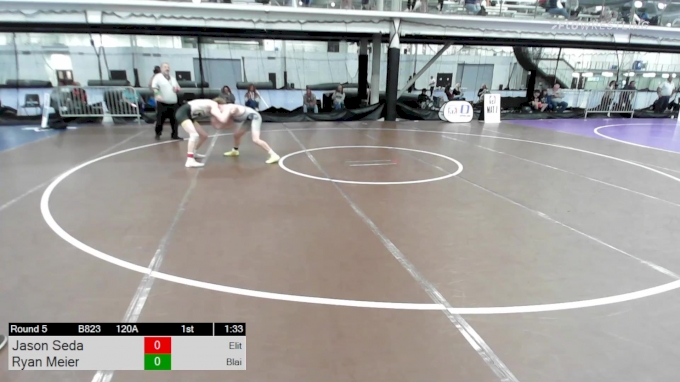 120A lbs Semifinal - Jason Seda, Elite vs Ryan Meier, Blair Academy