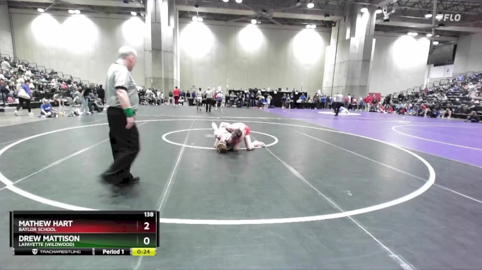 138 lbs Cons. Round 7 - Drew Mattison, Lafayette (Wildwood) vs Mathew ...