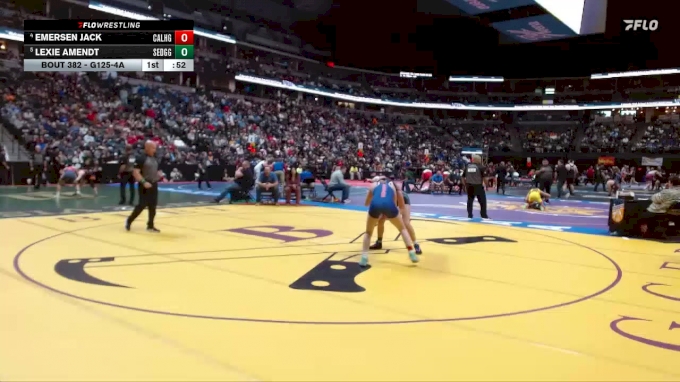 G125-4A 3rd Place Match - Emersen Jack, Calhan High School Girls vs ...