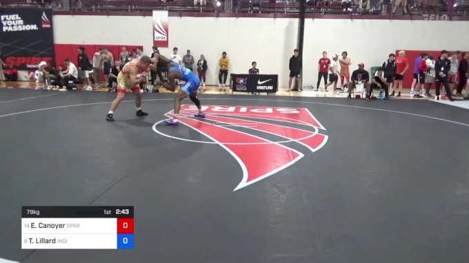 79 kg Consi Of 8 #1 - Evan Canoyer, Spartan Combat RTC/ TMWC vs Tyler ...