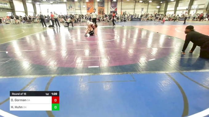 132 lbs Round Of 16 - Drew Gorman, GA vs Holden Huhn, OH