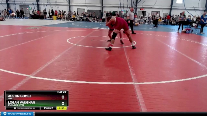 Silver 174 lbs Champ. Round 1 - Austin Gomez, Coe vs Logan Vaughan, St ...