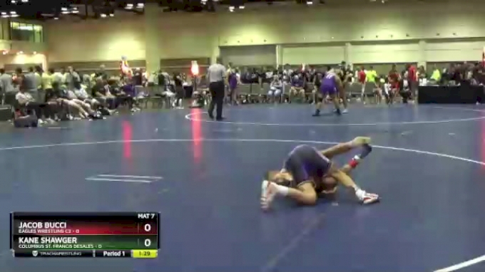 106 lbs Round 1 (10 Team) - Jacob Bucci, Eagles Wrestling C2 vs Kane ...