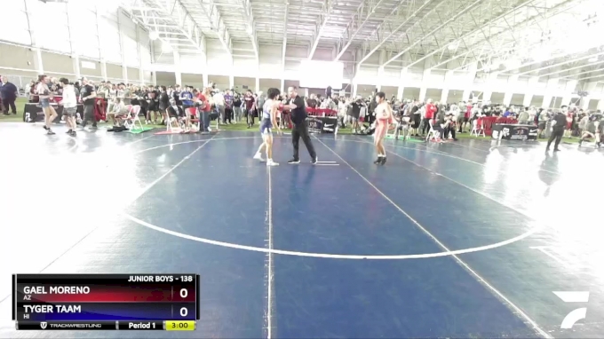 138 lbs Cons. Round 5 - Gael Moreno, AZ vs Tyger Taam, HI