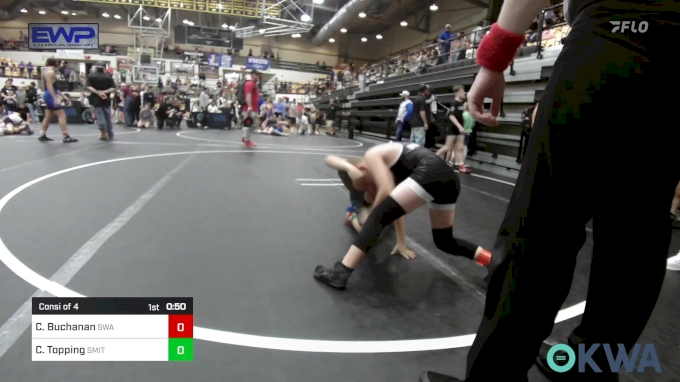 67 lbs Consi Of 4 - Cayson Buchanan, Shelton Wrestling Academy vs Colt ...