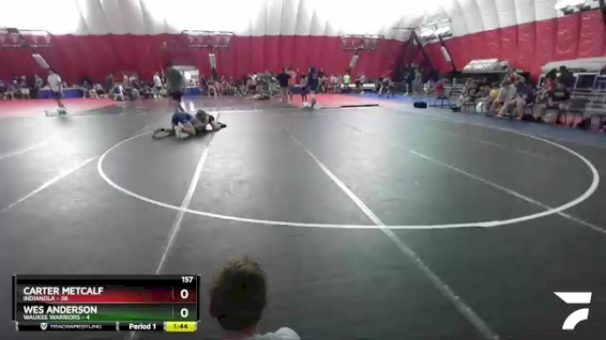 157 lbs Round 3 (16 Team) - Carter Metcalf, Indianola vs Wes Anderson ...