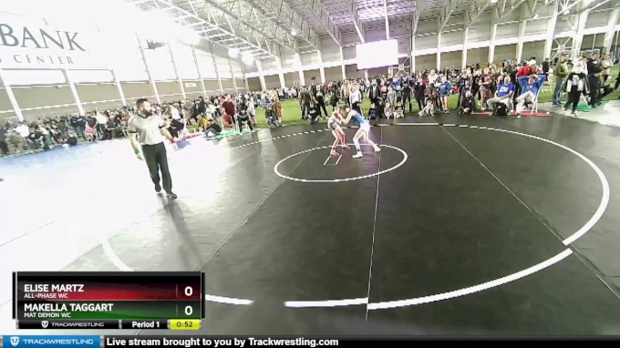 85 lbs Round 2 - Elise Martz, All-Phase WC vs Makella Taggart, Mat Demon WC