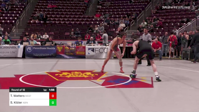 145 lbs Round Of 16 - Ty Watters, West Allegheny vs Shane Kibler, Abington