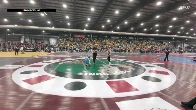 65 lbs Champ. Round 1 - Breck DeGroot, Lyons Den vs Aiden Weeks ...