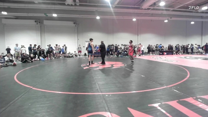 80 lbs Champ. Round 2 - Aaron Stewart, Toss Em Up Wrestling Academy vs ...