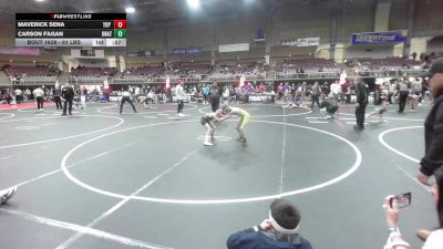 61 lbs Consi Of 4 - Maverick Sena, Top Notch vs Carson Fagan, Unattached
