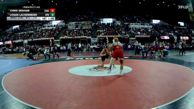Quarterfinal - Chris Graham, Conrad vs Logan Lachenmeier, Huntley ...