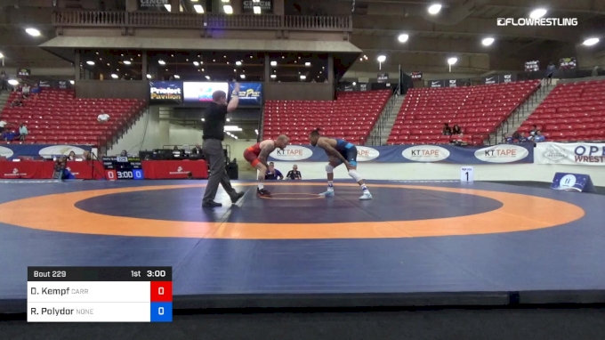 78 kg 3rd Place - Dustin Kempf, Carrollton Wrestling vs Reggie Polydor ...