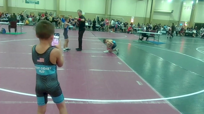 74 lbs Semifinal - Kael Manning, West Coast Flo vs Jake Goff, Gladiator ...