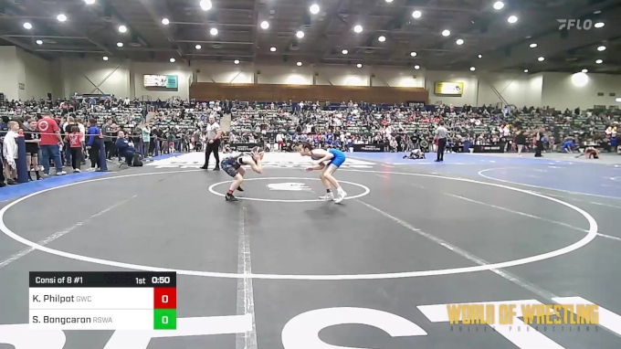 82 lbs Consi Of 8 #1 - Kailaya Philpot, Gladiator Wrestling Club vs ...