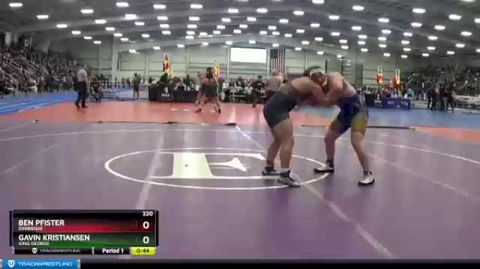 220 lbs Cons. Round 2 - Ben Pfister, Dinwiddie vs Gavin Kristiansen ...