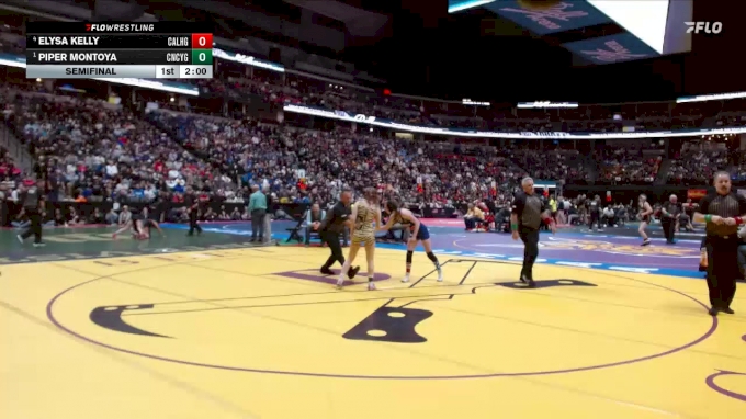 G105-4A Semifinal - Piper Montoya, Canon City Girls vs Elysa Kelly ...