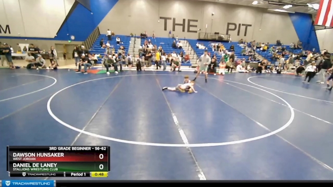 56-62 lbs Round 1 - Daniel De Laney, Stallions Wrestling Club vs Dawson ...