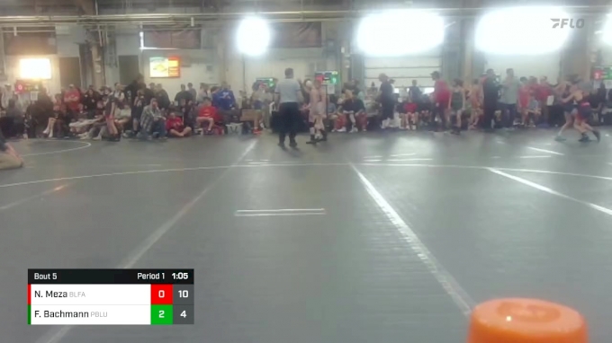 88 lbs Round 3 - Freddy Bachmann, PA Alliance Blue vs Noah Meza, Black ...
