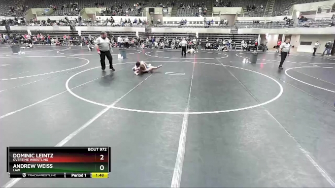 145 lbs Cons. Round 5 - Dominic Leintz, Overtime Wrestling vs Andrew ...