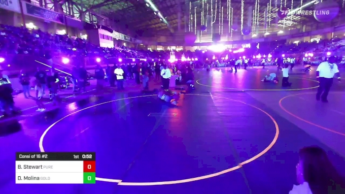 113 lbs Consi Of 16 #2 - Braxton Stewart, Purebred Elite vs Dominic ...