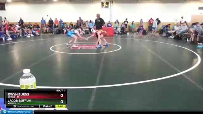 87 lbs Finals (2 Team) - Owyn Burns, CO Red vs Jacob Buffum, Virginia