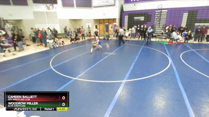 50 lbs Champ. Round 1 - Woodrow Miller, Elite Wrestling vs Camden ...
