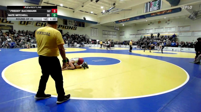 129 lbs Round Of 32 - Freddy Bachmann, Faith Christian (PA) vs Nate ...