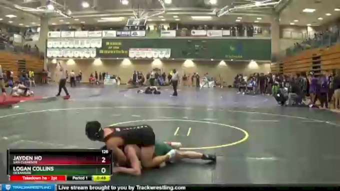 126 lbs Cons. Round 3 - Jayden Ho, San Clemente vs Logan Collins, Oceanside