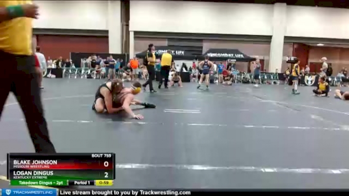 167 lbs 1st Place Match - Blake Johnson, Missouri Wrestling vs Logan ...