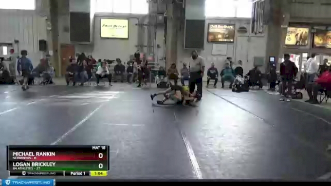 68 lbs Round 7 (8 Team) - Michael Rankin, Scorpions vs Logan Brickley ...