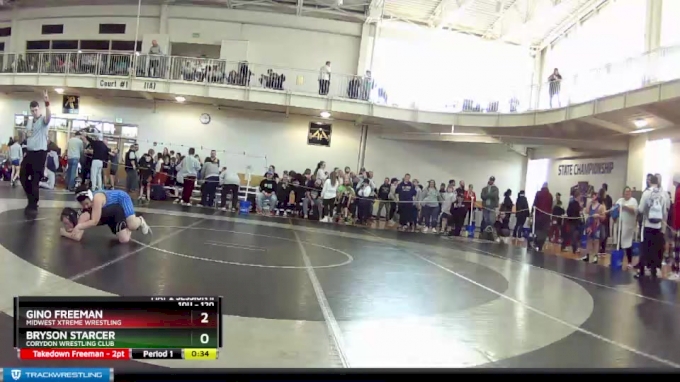120 lbs 3rd Place Match - Gino Freeman, Midwest Xtreme Wrestling vs ...