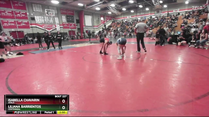 155 lbs Champ. Round 2 - Liliana Barrientos, Centennial vs Isabella ...