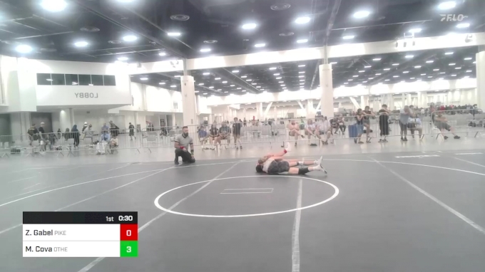 123 lbs Consi Of 4 - Zoe Gabel, Pikes Peak Warriors vs Makynlee Cova ...