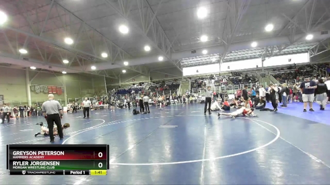 126 lbs Quarterfinal - Ryler Jorgensen, Morgan Wrestling Club vs ...