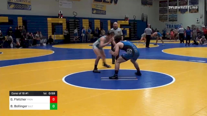 145 lbs Consolation - Garrett Fletcher, Frontier vs Brandon Bollinger, Sultana
