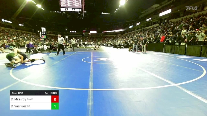 132 lbs Consi Of 16 #2 - Caleb Mcelroy, Bakersfield vs Carlos Vazquez ...