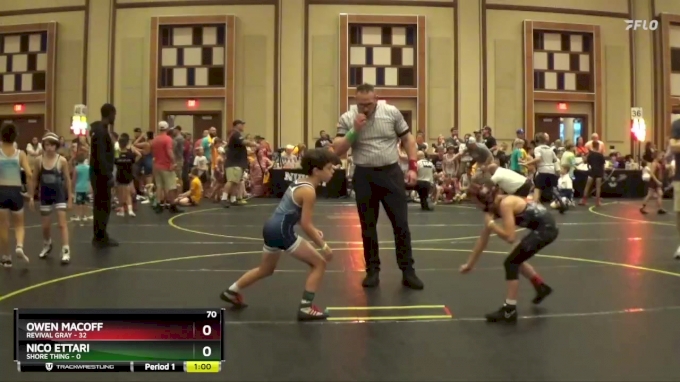 70 lbs Round 5 (6 Team) - Owen Macoff, Revival Gray vs Nico Ettari ...