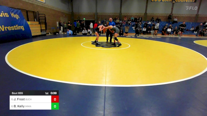 153 lbs Consi Of 8 #1 - Jaxtyn Frost, Buchanan vs Brody Kelly ...