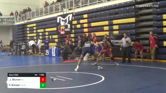 160 lbs Prelims - Patrick Brewer, Mount Pleasant vs Jack Blumer, Kiski Area