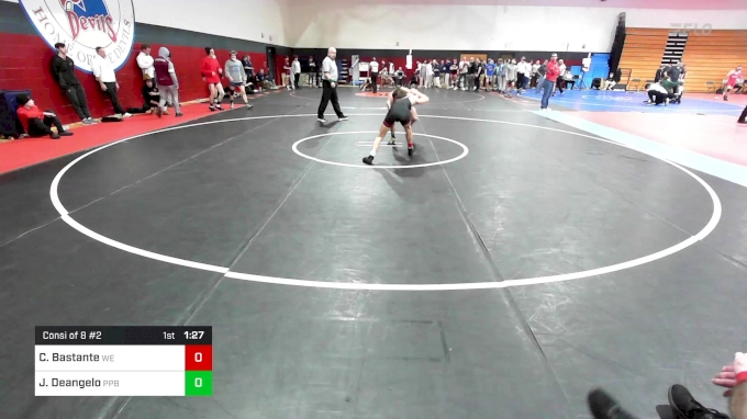 113 lbs Consi Of 8 #2 - Christian Bastante, West Essex vs Joey Deangelo ...