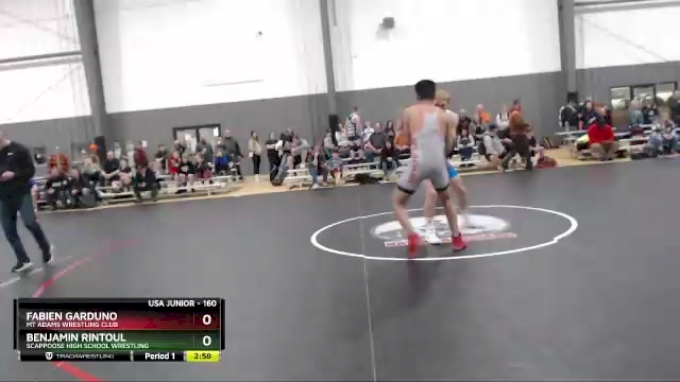 160 lbs Quarterfinal - Fabien Garduno, Mt Adams Wrestling Club vs ...