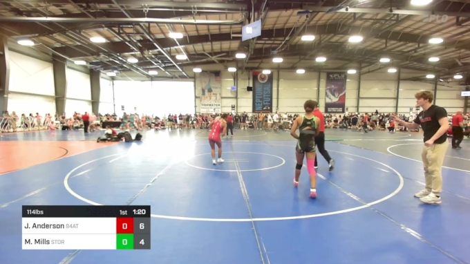 114 lbs Rr Rnd 2 - Janyla Anderson, 84 Athletes vs Mariah Mills ...