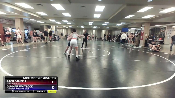 145 lbs 5th Place Match - Zach Cambell, Team Real Life vs Gunnar ...