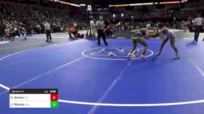 126 lbs Consi Of 4 - Katie Gomez, Birmingham (LA) vs Jasmine Macias, Walnut (SS)