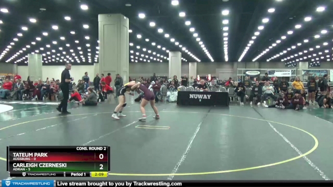 116 lbs 2nd Wrestleback (16 Team) - Carleigh Czerneski, Adrian vs ...