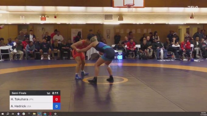 57 kg Semifinal - Himeka Tokuhara, JPN vs Alexandra Wray Hedrick, USA