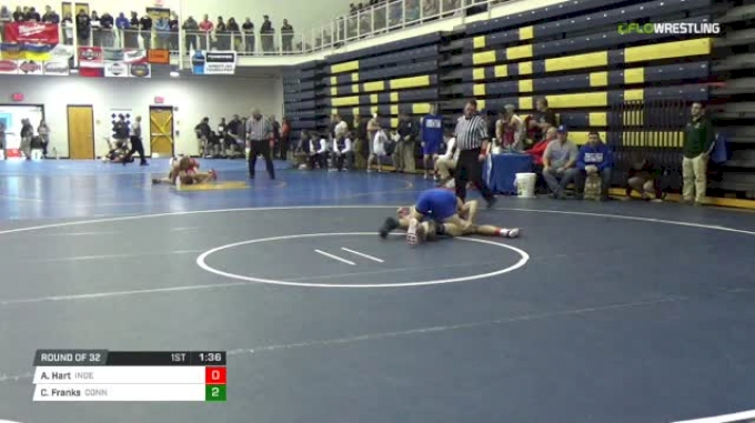 145 lbs Round of 32 - Alex Hart, Independence - WV vs Colin Franks ...